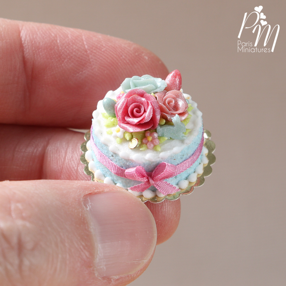 Paris Miniatures: New Miniature Easter Cakes on Etsy Today
