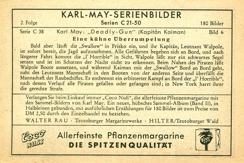 Christoph Roos: Karl May Sammelbilder - Deadly Gun