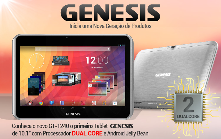 Genesis Quality: Tablet Genesis GT-1240