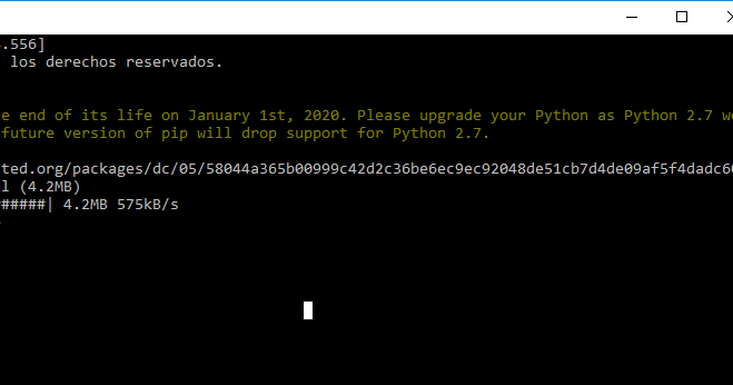 Utilizando la libreria Pygame