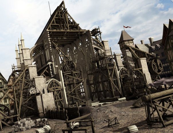 Arquitetura&Viver: Medieval construction bundle