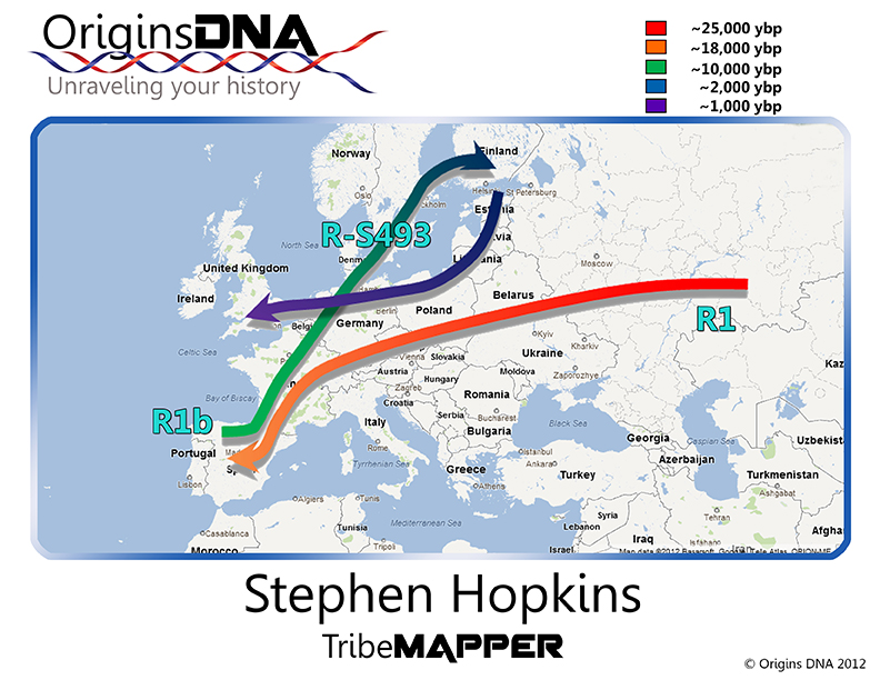 Origin Hunters - Genetic Genealogist: Stephen Hopkins: Saxon DNA?