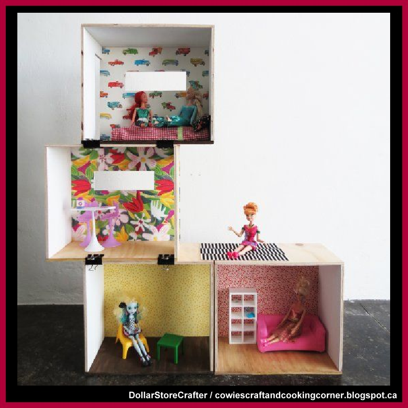 Dollar Store Crafter: DIY Barbie Dollhouse