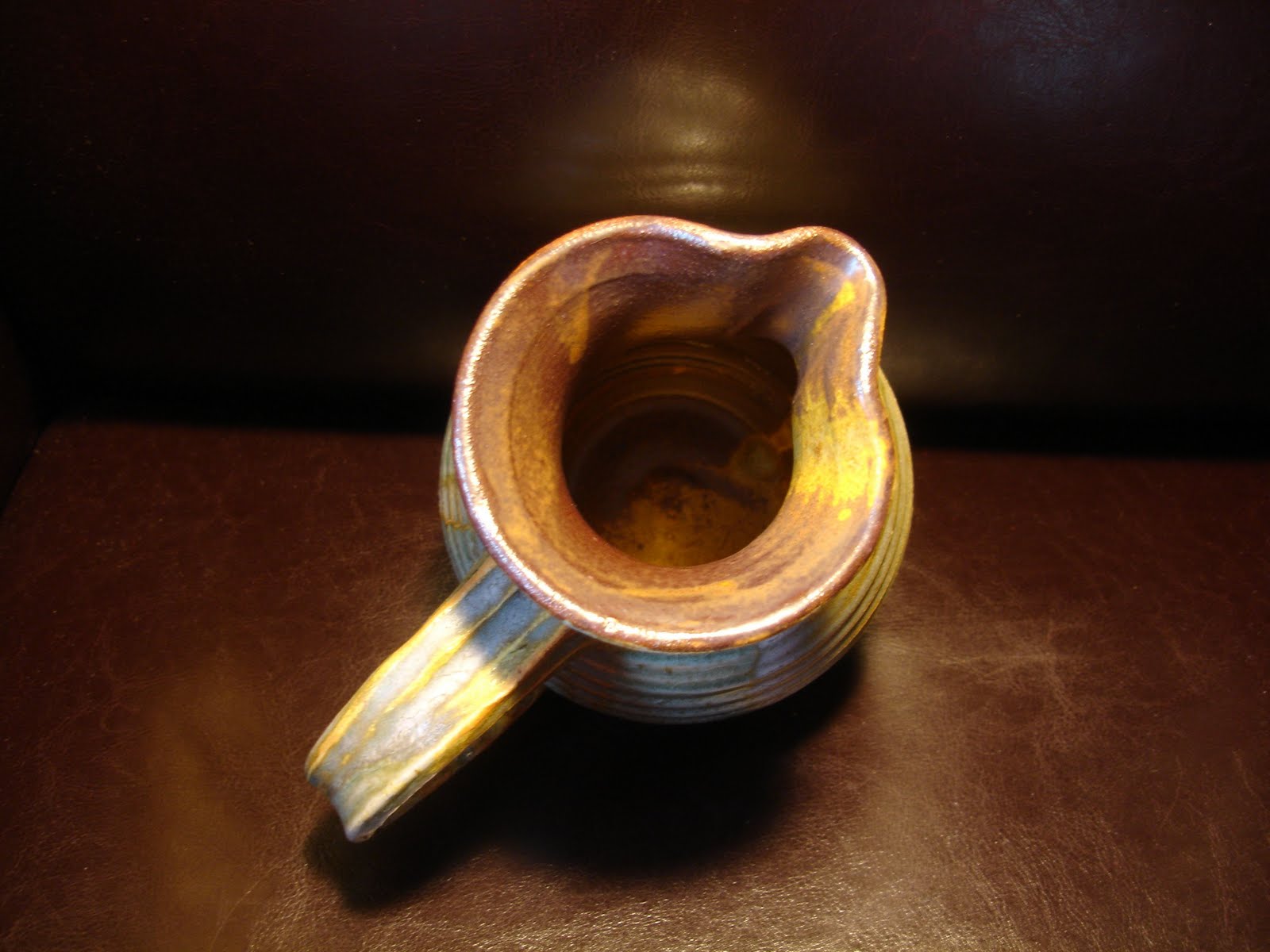 D-LO Pottery: Pitchers - thrown, recycled clay, reduction fired