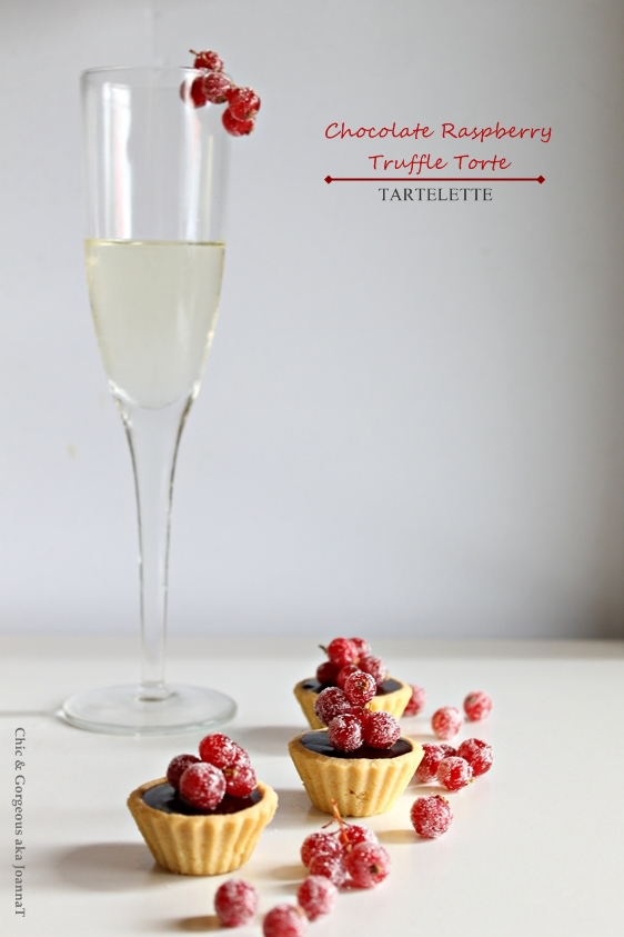 Chic & Gorgeous Treats: Chocolate Raspberry Truffle Torte Tart, from ...