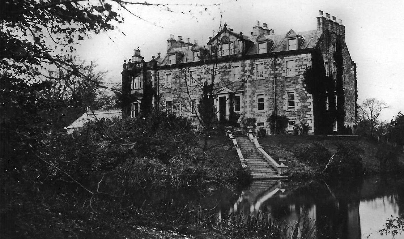 Tour Scotland: Old Photograph Barnbarroch House Wigtownshire Scotland