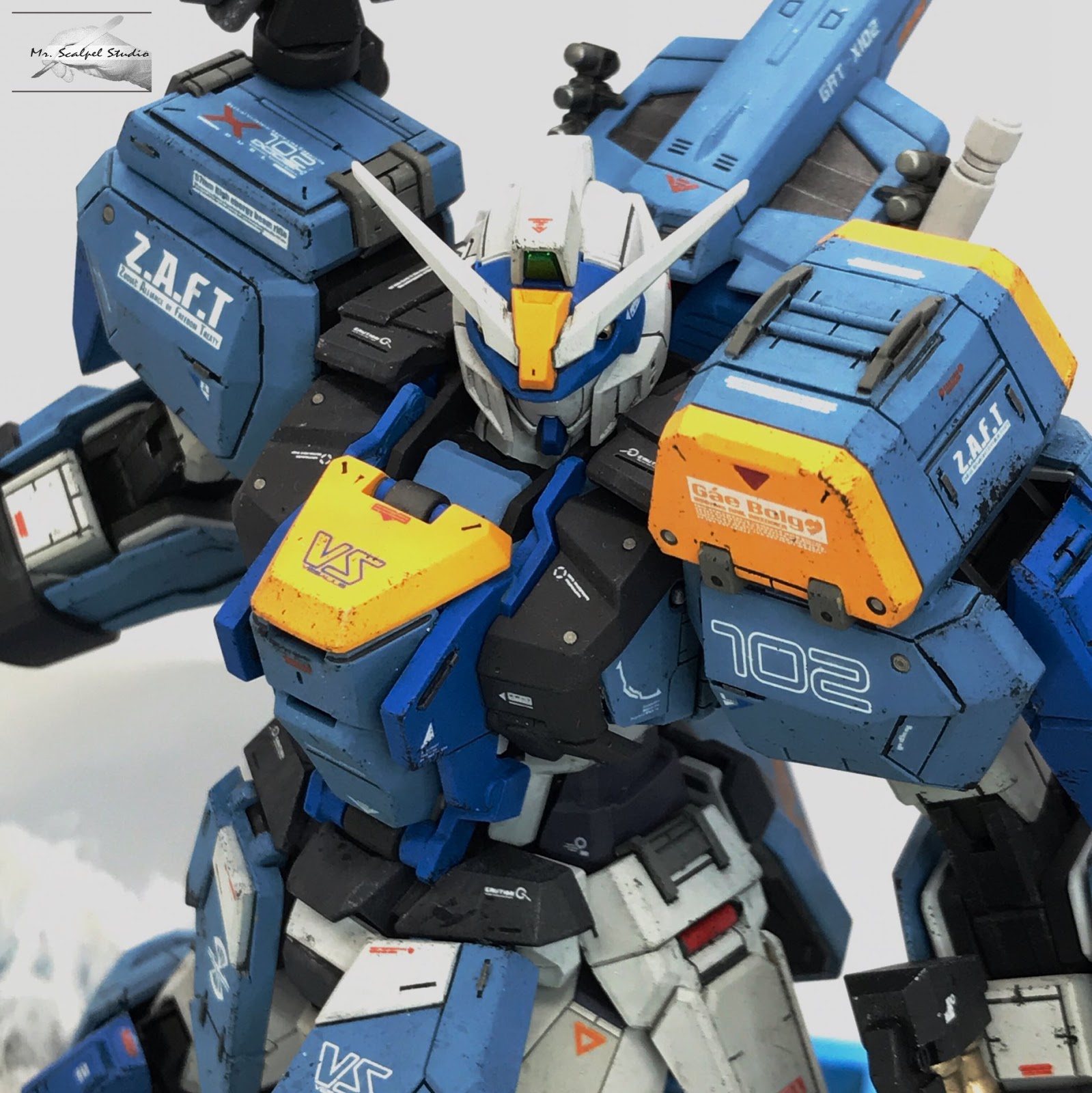 Custom Build: MG 1/100 Duel Gundam Assault Shroud + Diorama