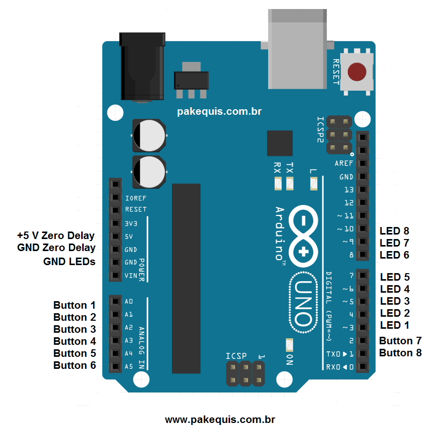 "Arduino uno r3 схема"