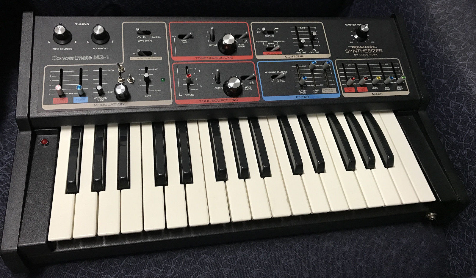 MATRIXSYNTH: REALISTIC MOOG MG1 RESTORED with added MODS SN 2013