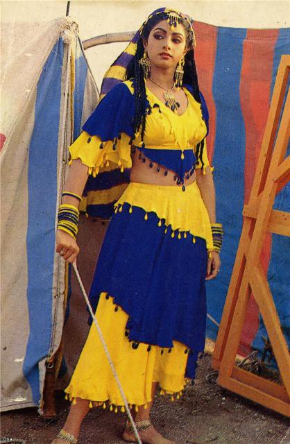 Sridevi: Sridevi and Sunny Deol on the sets of Joshilaay