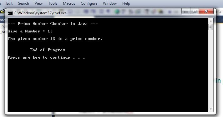 Free Programming Source Codes And Computer Programming Tutorials Prime Number Checker In Java