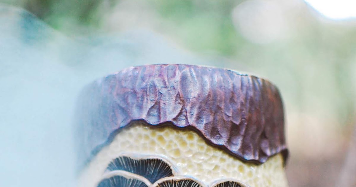 The Redolent Mermaid: Lori Phillips Ceramics: Mushroom Coffee Mug