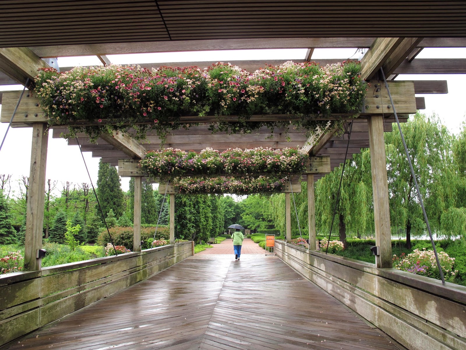 En el jardin: Jardín Botánico de Chicago: vale la pena.