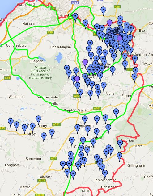 Somerset (& Bristol) Postal History: Offices under Bath - Codford St ...