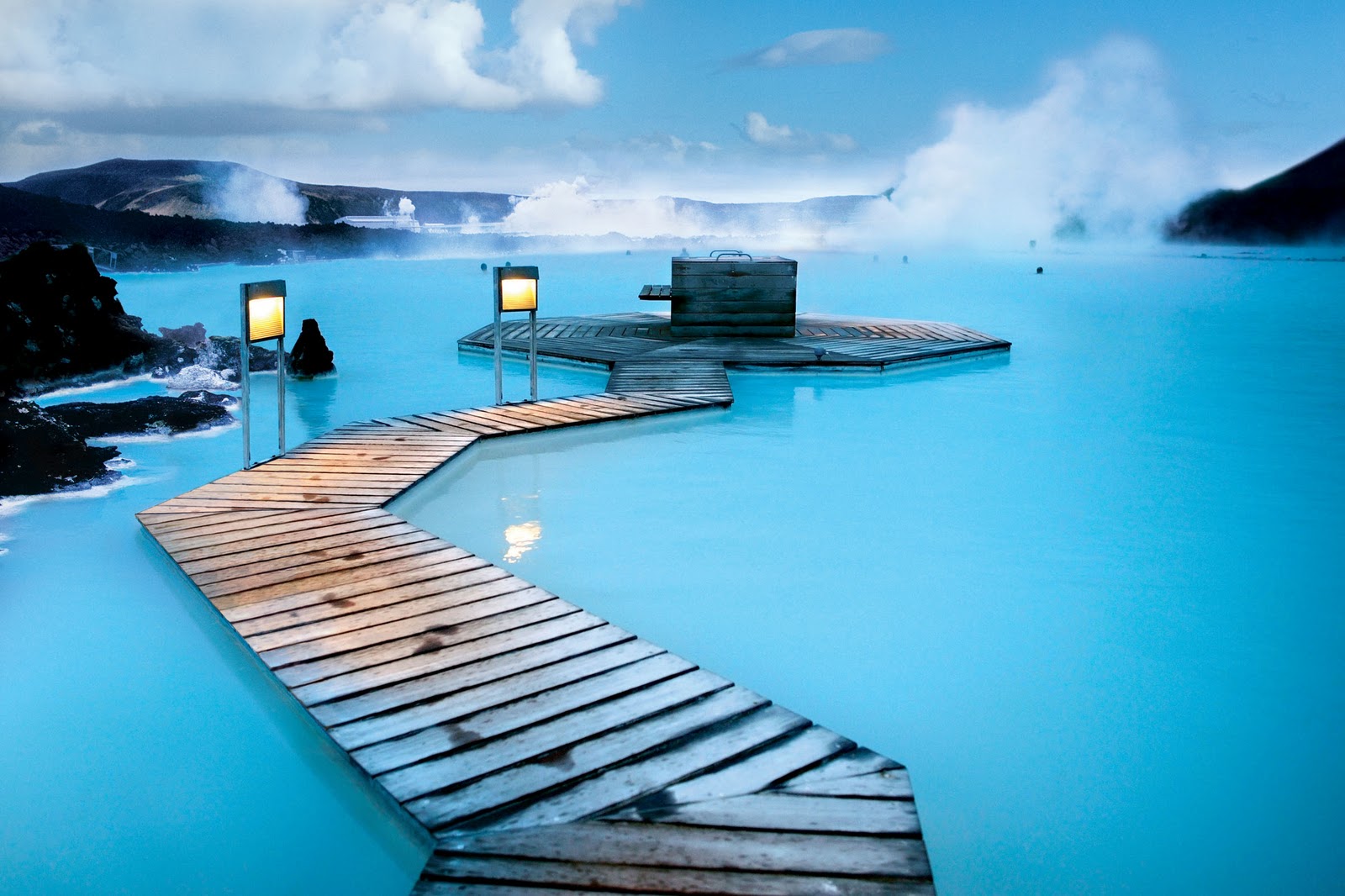 Natural Spa, Amazing Blue Lagoon, Iceland