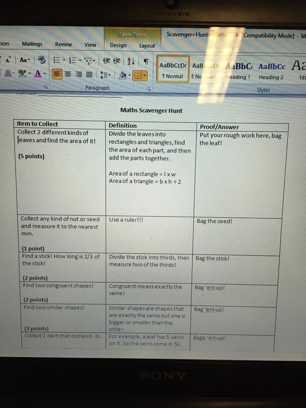 Learning with Mlle. Ally : Measurement Strand