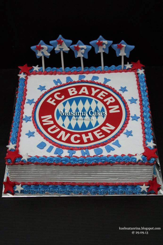Masama Cakes: Bayern Munchen Themed Birthday Cake For Raffi...