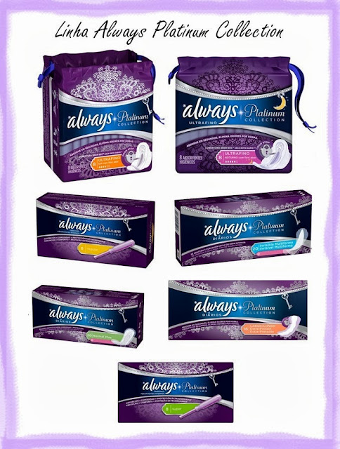 Blog Vanessa Sial : Novo Always® Diários Extra Proteção Platinum Collection