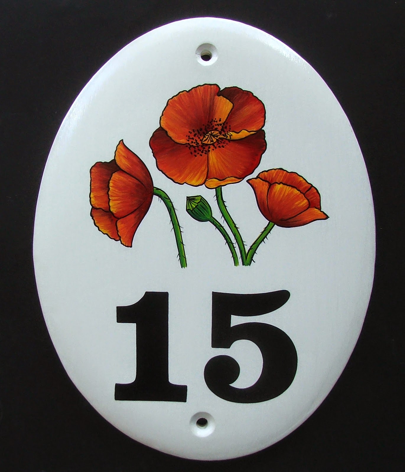 Hand Painted House Signs by Ceramic Art: House Signs, House Plaques and ...