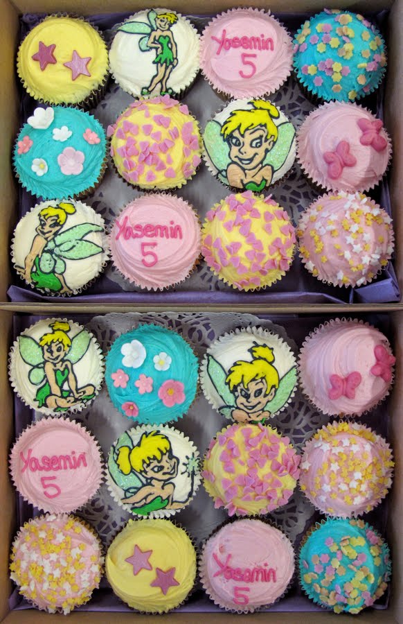 Tinkerbell cupcakes - Imagui