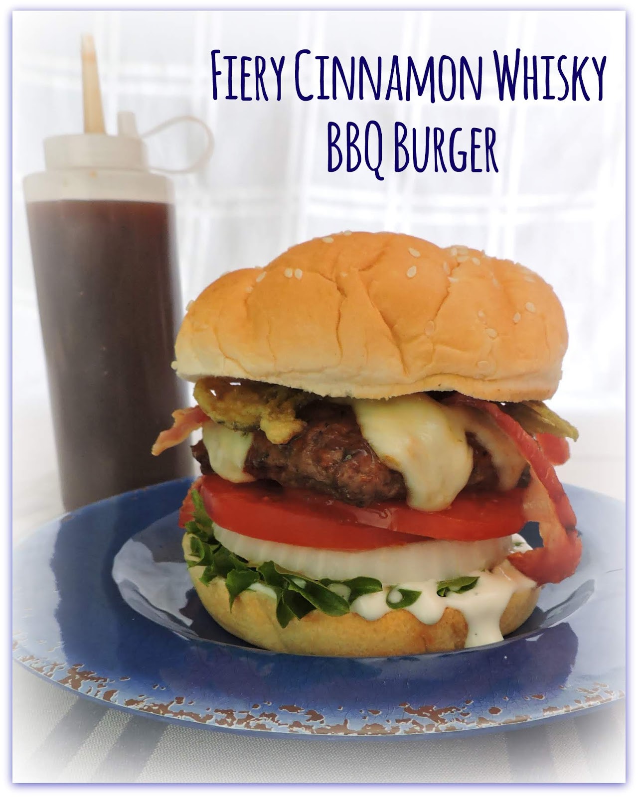 Fiery Cinnamon Whisky BBQ Burger