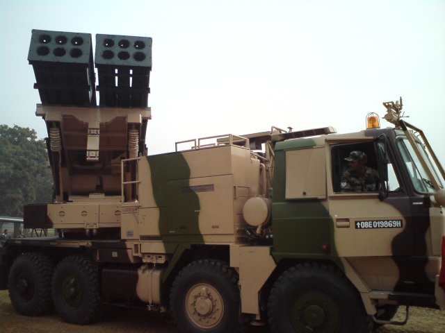 Asian Defence News: Indian Army Pinaka Multi Barrel Rocket Launcher system