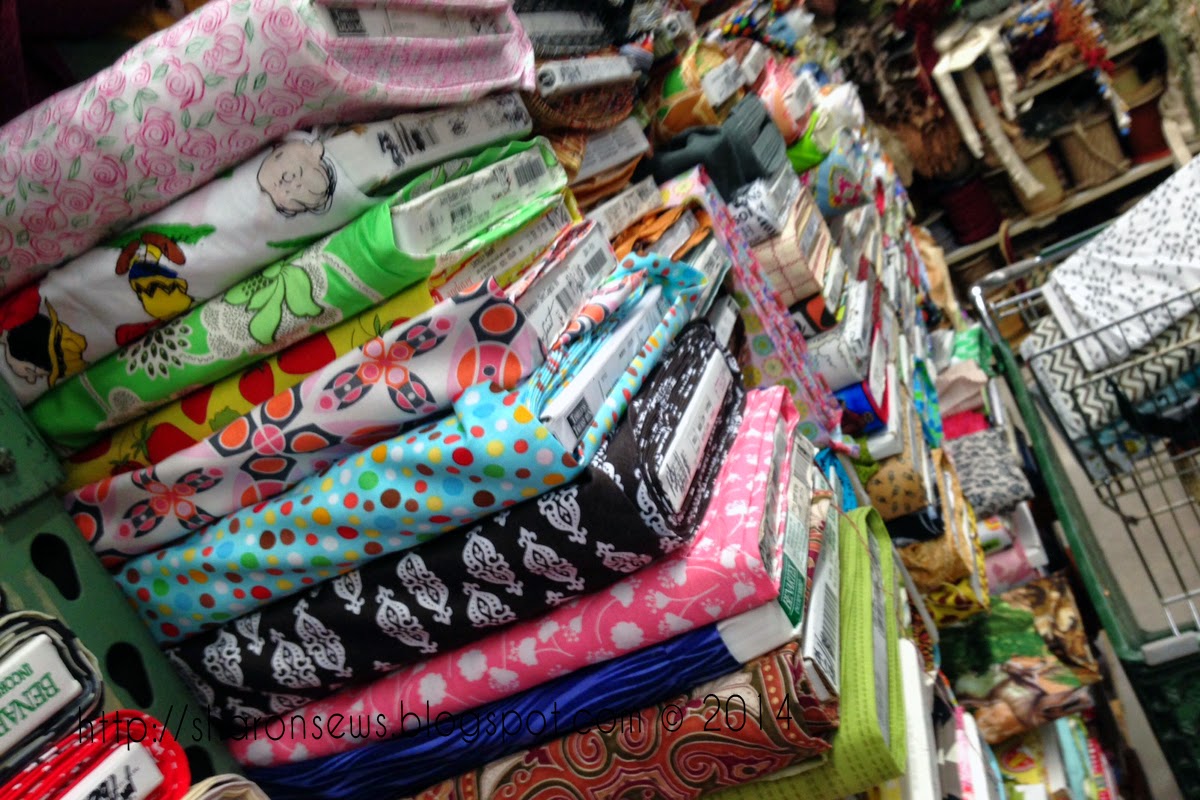 SR Harris Fabric Outlet - just another fabric shopping trip | Sharon ...
