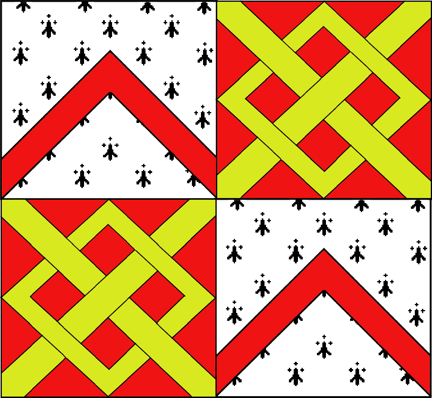 The Tabletop General: Making Flags for my Wars of the Roses Lancastrians.