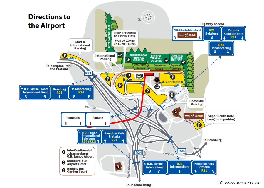 TravelComments.com Official Blog: Johannesburg: Road works at OR Tambo ...