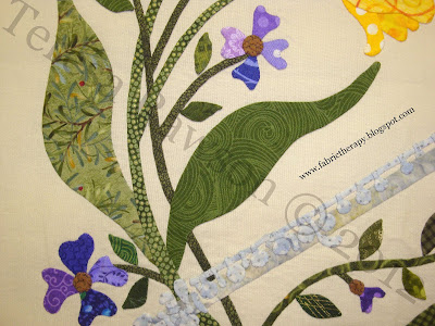 FABRIC THERAPY: "Baltimore Rhapsody" Block #10 - the flute