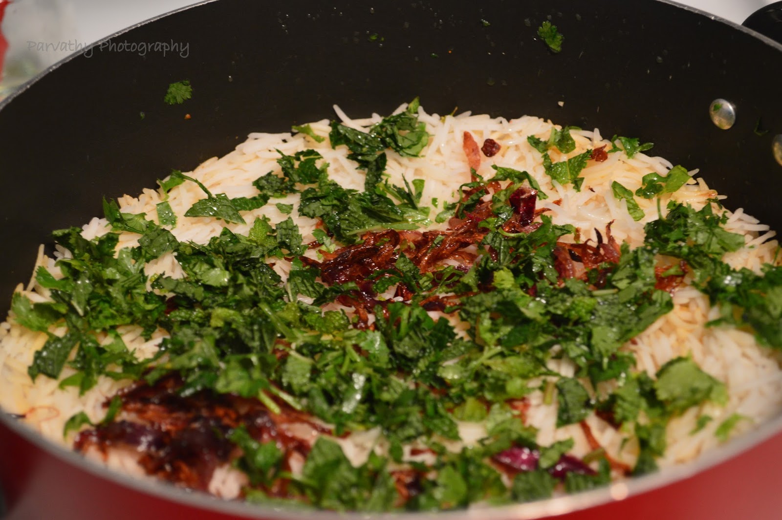 Paru's Kitchen: Layered Chicken Biryani | Chicken Biryani Recipe