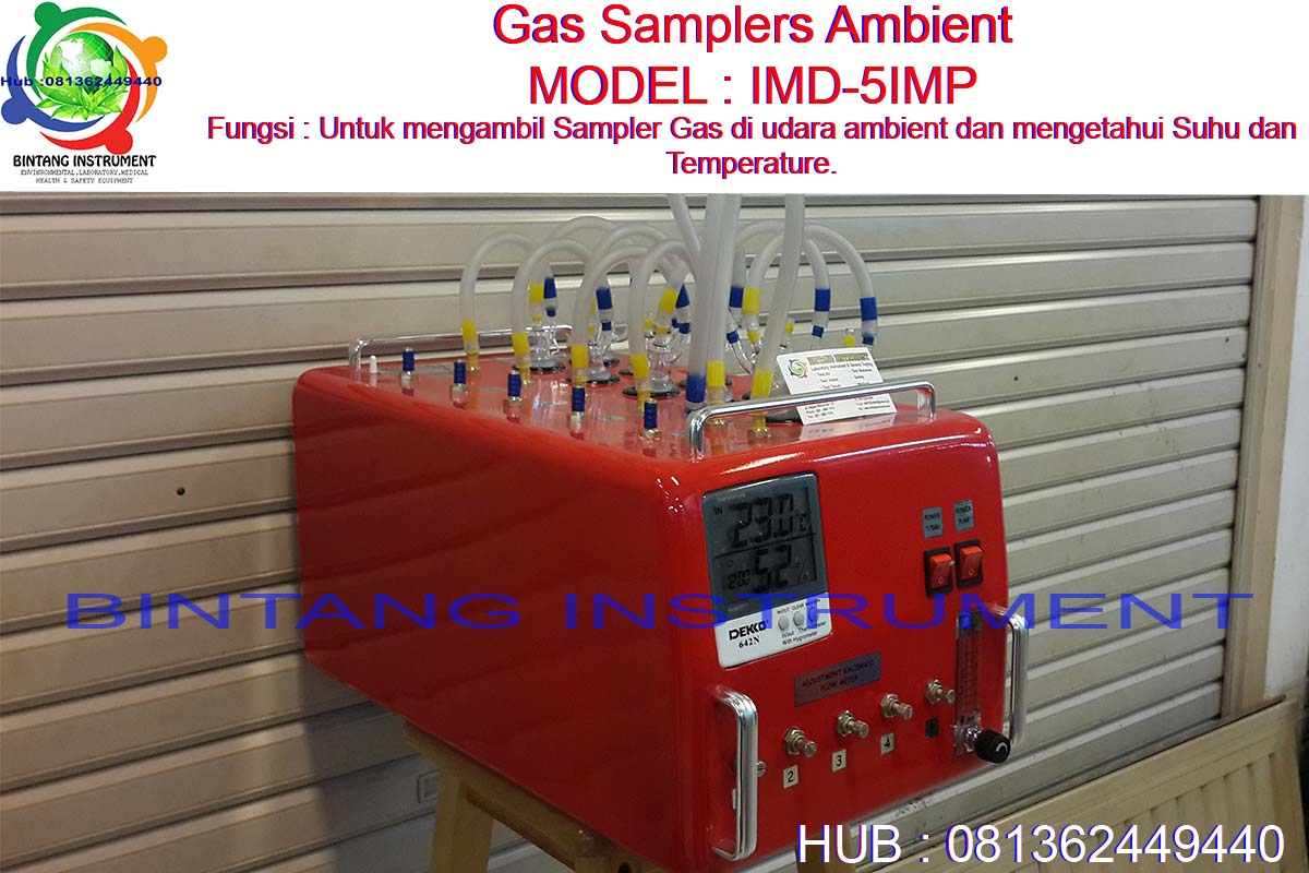 BINTANG INSTRUMENT : Jual Portable Air Sampler Impinger GAS SAMPLERS ...
