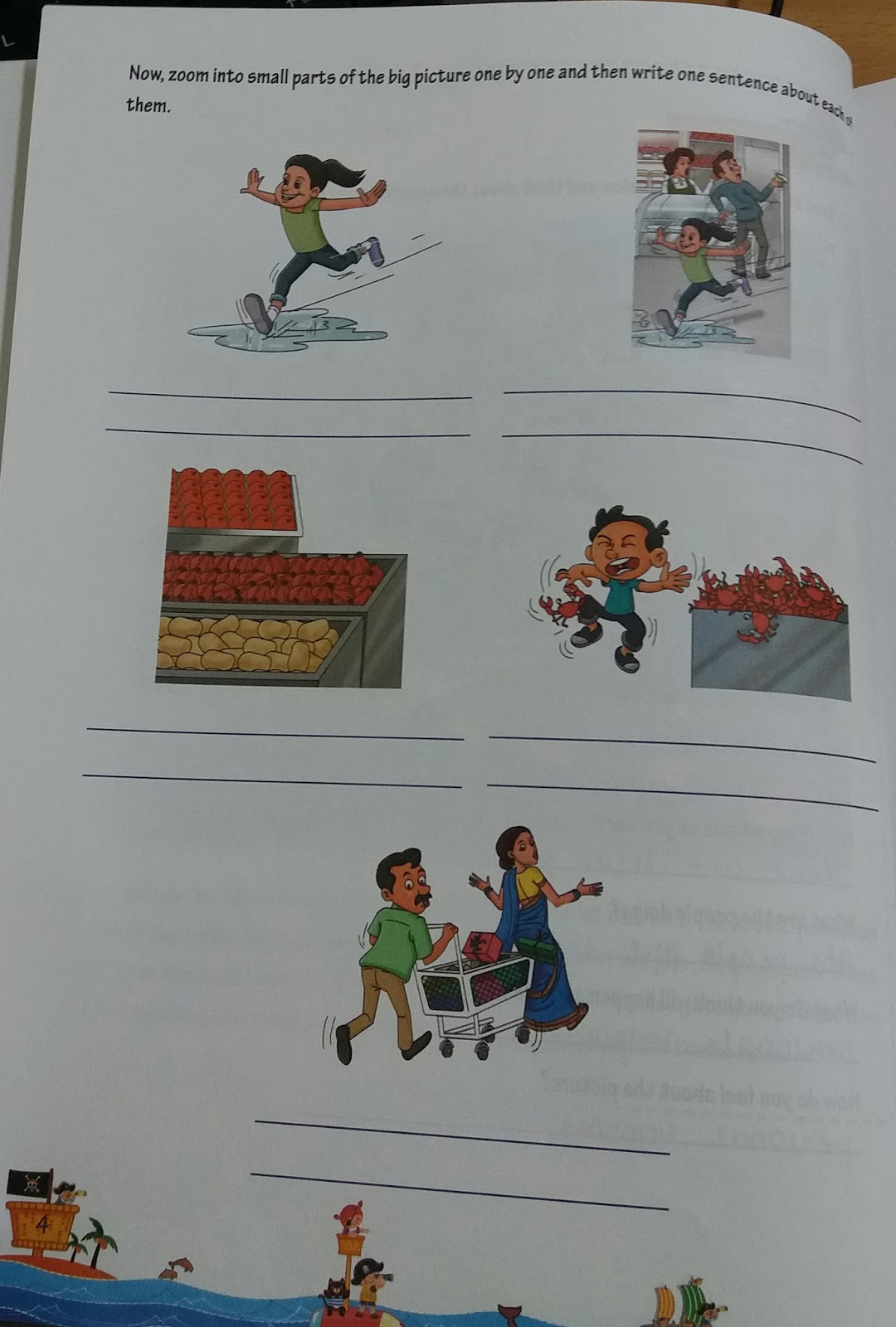 Grade 3, English, Picture Comprehension and Picture Composition (T.B)