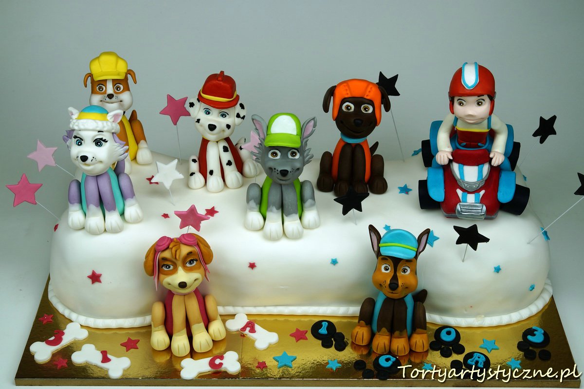 Torty Artystyczne : Psi Patrol tort dla dzieci