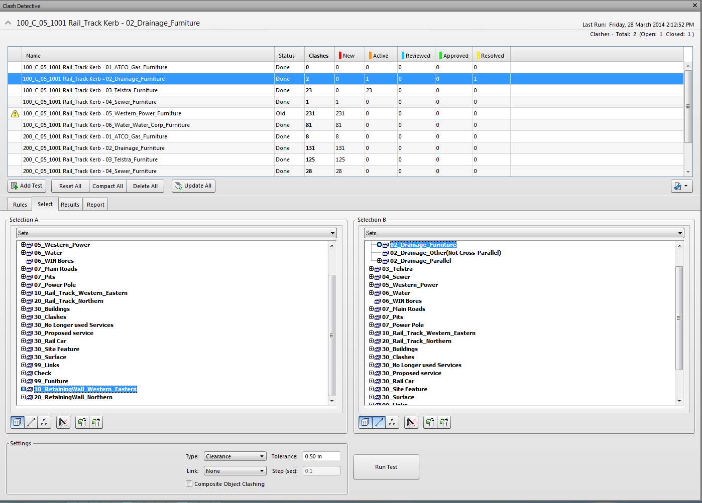 InfraBIM - Infrastructure BIM & GIS: Navisworks - Exporting Clash Test