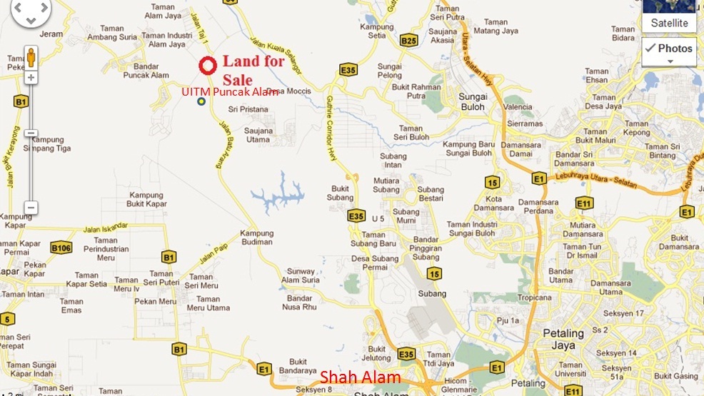 ZAM HARTANAH PROPERTY 2U: 174 acres land Development area Puncak Alam