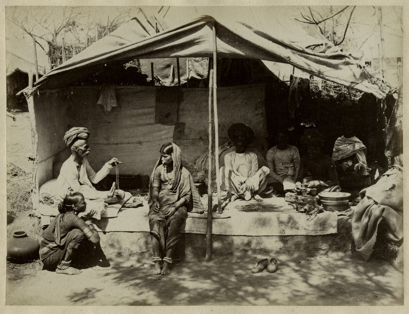 Group of Native People - India 1870's - Old Indian Photos