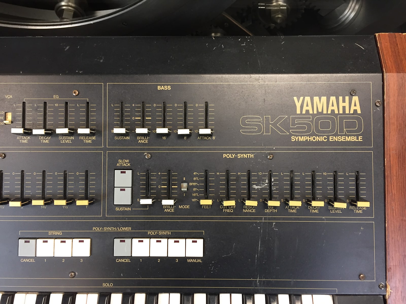 MATRIXSYNTH: Yamaha SK50D 1980 Vintage Analog Synthesizer SN 1775