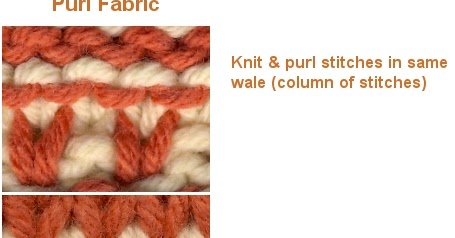 O! Jolly! Crafting Fashion: About Purl Fabrics and Interlock Fabrics