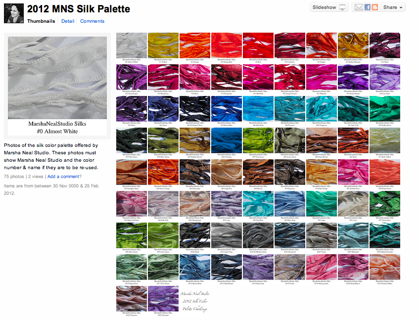 Marsha Neal Studio Blog: Silk Color Palette Challenge