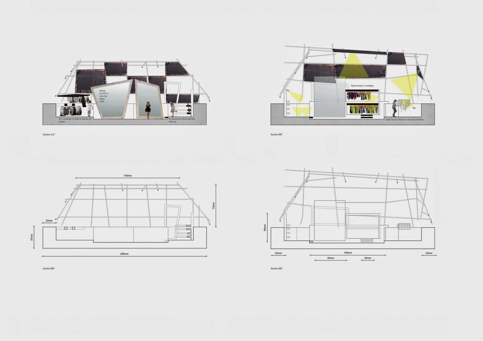Georgia Grigoriadi BA(Hons)Architecture: Sections | Collage | Detail ...