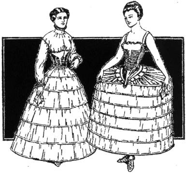 Costuming - My day to day: History of the hoop skirt Starting with the ...