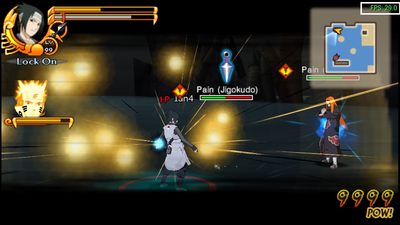Setting Naruto Ultimate Ninja Impact PPSSPP Build Pc 29/30 fps ...