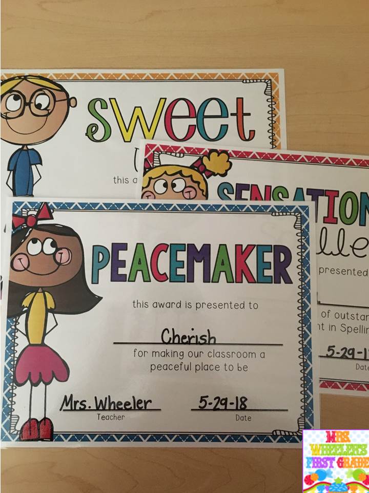 End Of Year Ideas | Mrs. Wheeler's First Grade Tidbits | Bloglovin’