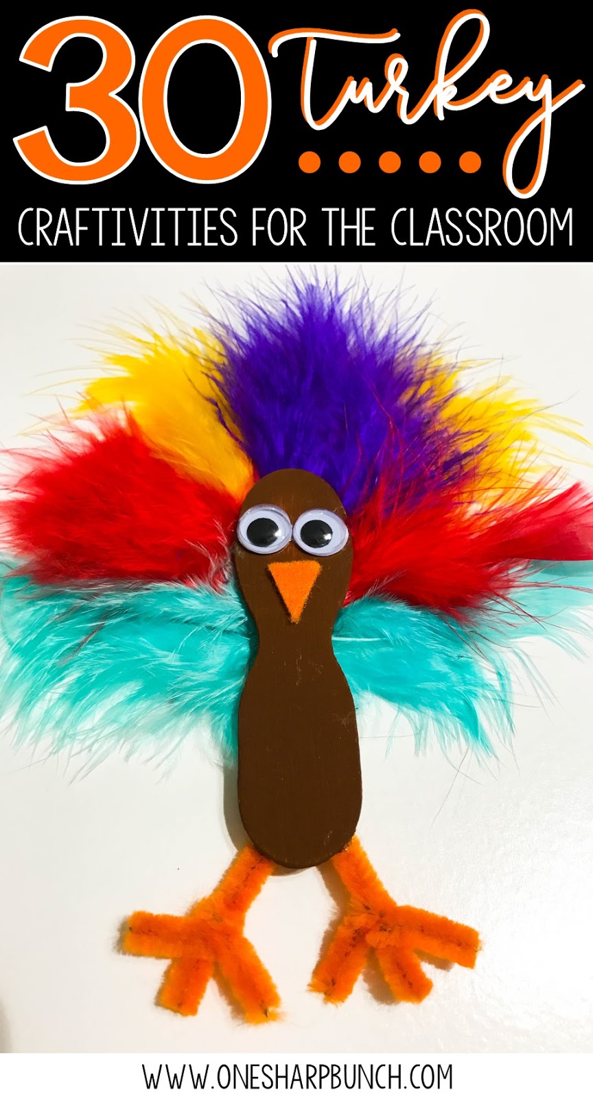 30 Turkey Crafts and Activities for the Classroom - One Sharp Bunch