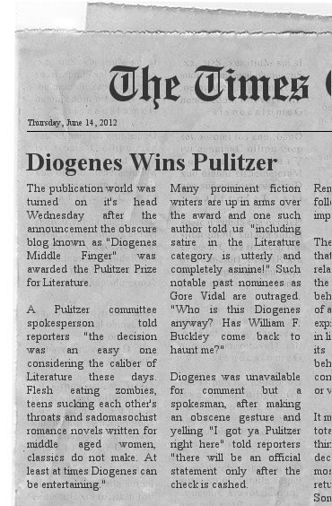 Diogenes' Middle Finger: Image Vault