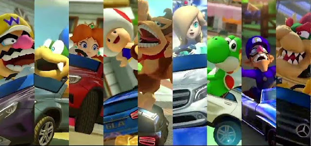 Trailers americano e europeu do DLC de carros Mercedes-Benz para Mario ...