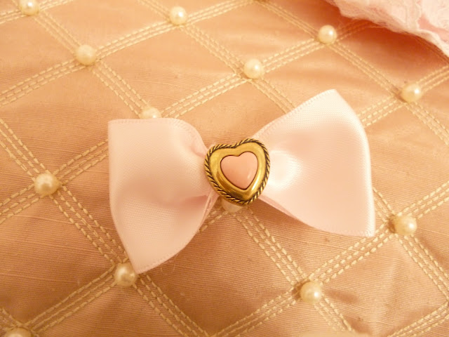 Magic Pearl Heart: DIY Popular Hime Gyaru Double Bow Hair Accessory