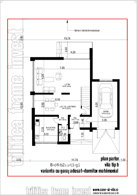 Case, Planuri, Proiecte: Proiect Vila Tip B