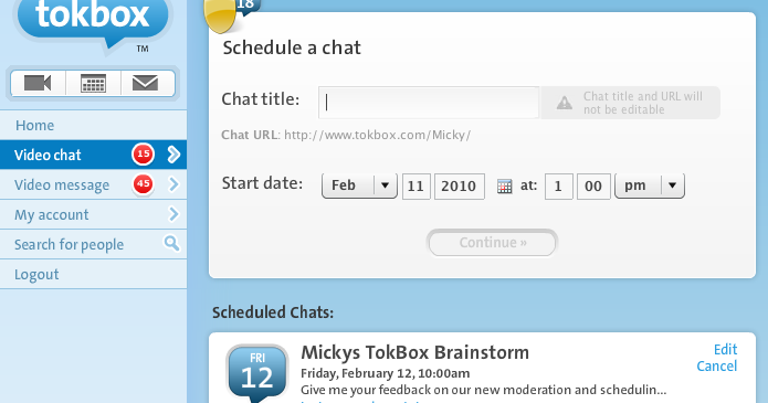Herramientas Tecnológicas Educativas En Línea : Herramienta Tokbox